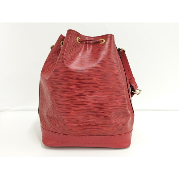 Louis Vuitton | Bags | Louis Vuitton Red Noe Epi Bag Shoulder Castilian ...